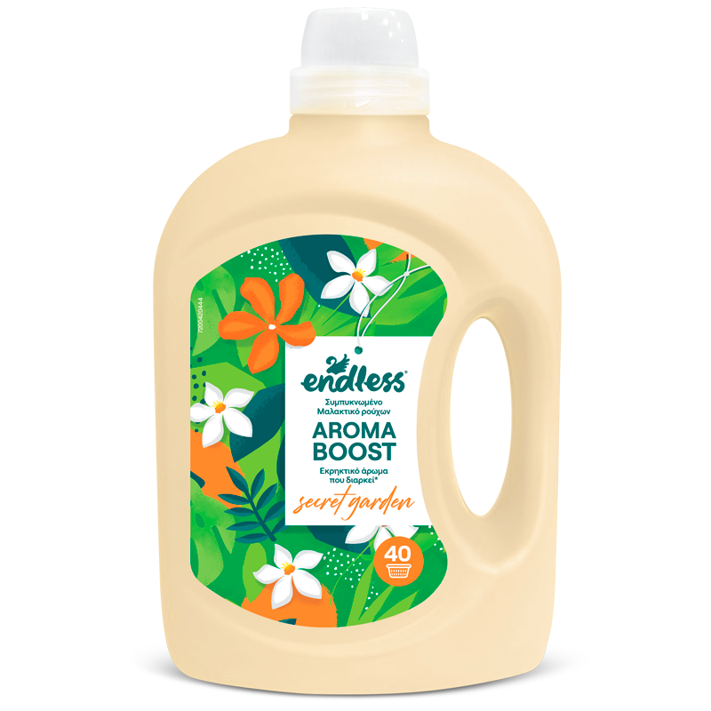 Endless | Endless Συμπυκνωμένο Μαλακτικό Ρούχων Aroma Boost Secret Garden 2lt